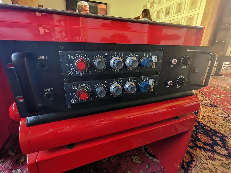 Vintage Neve 1073 Mic / Line Input Module with 3-Band EQ RED | Reverb