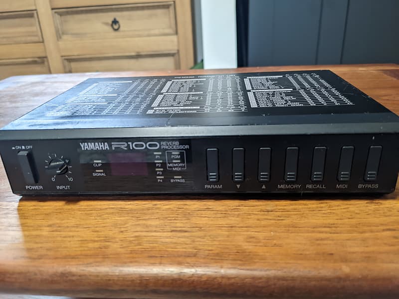 Yamaha R100 Reverb Processor 80s - Black | Reverb