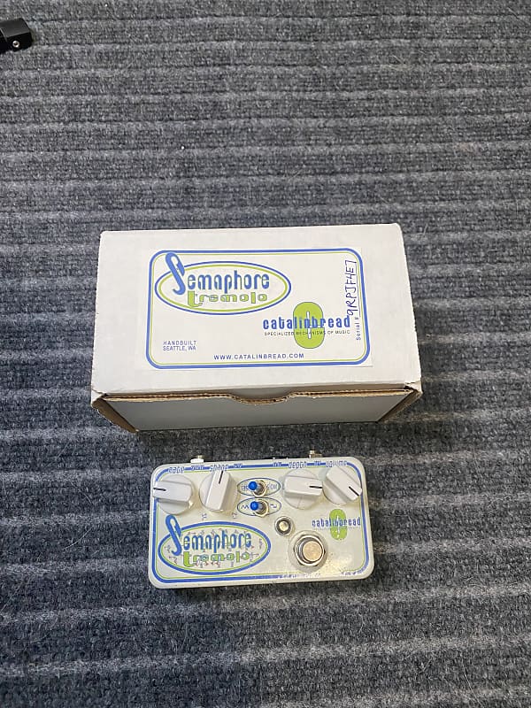 Rare horizontal Catalinbread Semaphore Tremolo | Reverb