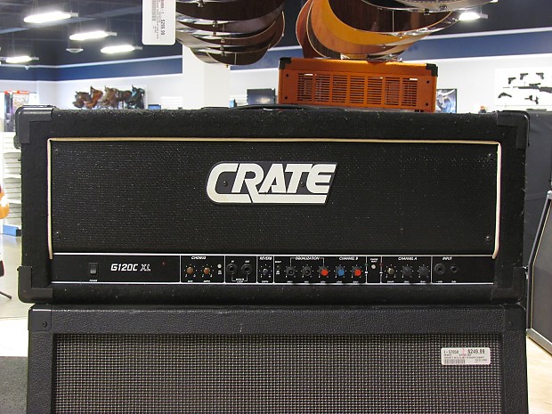 Crate G120C XL Solid State 120w Stereo Head | Reverb