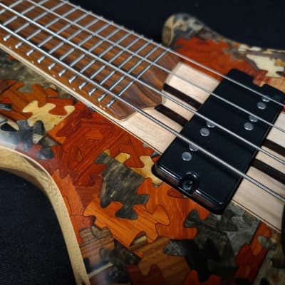 Mayones Cali 4 String Puzzle Mini Bass Triskelion with | Reverb