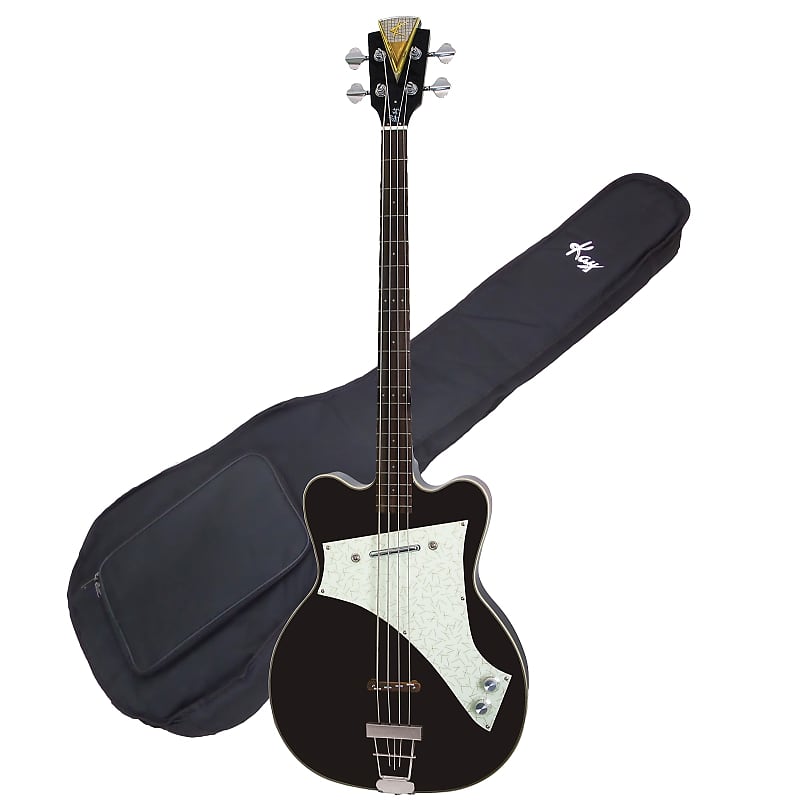 Kay "Jazz Special Bass -Jet Black" Vintage Reissue- | Reverb