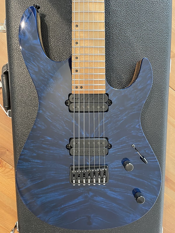 Kiesel Aries 7 string 2020 - Sapphire Blue | Reverb