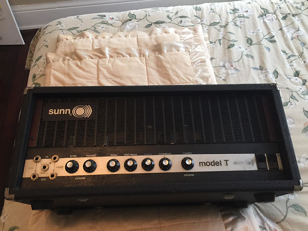 Sunn Model T 1974 Black / Silver | Reverb