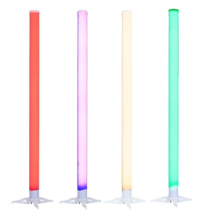 Eliminator Lighting LED BP Tubes 4 Pak Battery Powered Color | Reverb