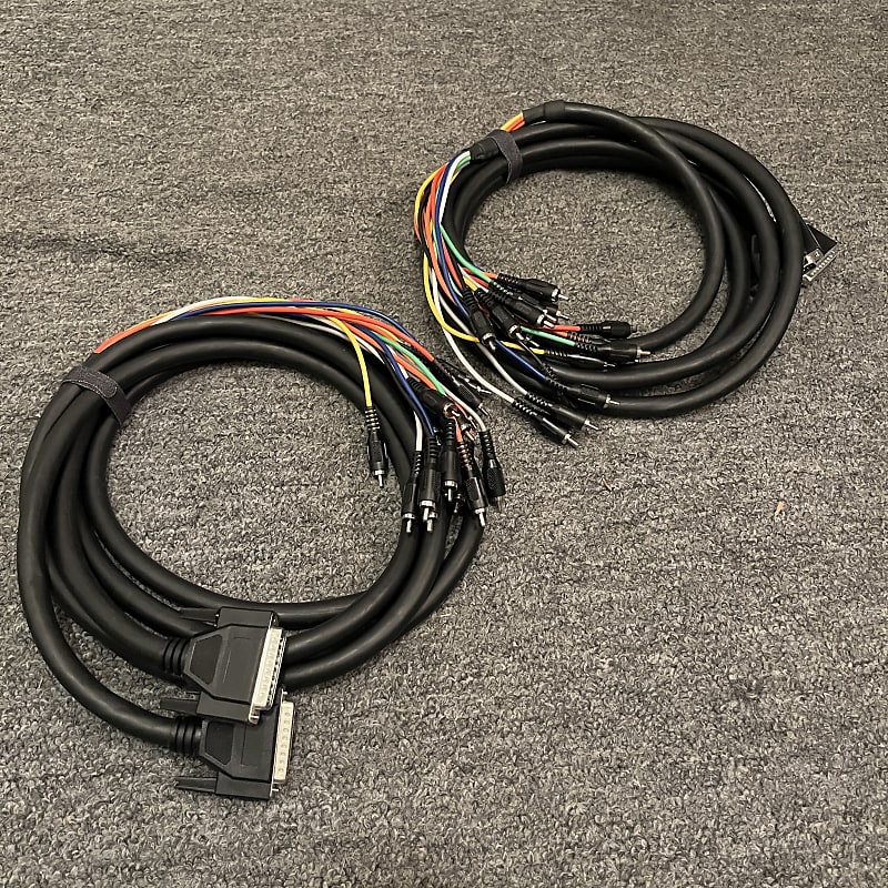 Analog DB25 to Unbalanced RCA Cables (x4) | Reverb