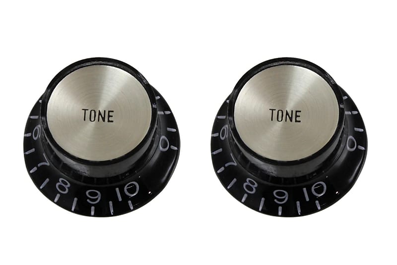Black Tone Gold Reflector Knobs Set of 2 | Reverb