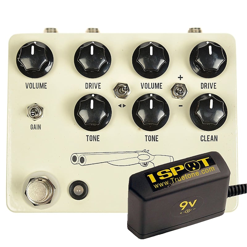 JHS Double Barrel V4 Overdrive (7-Knob) | Reverb