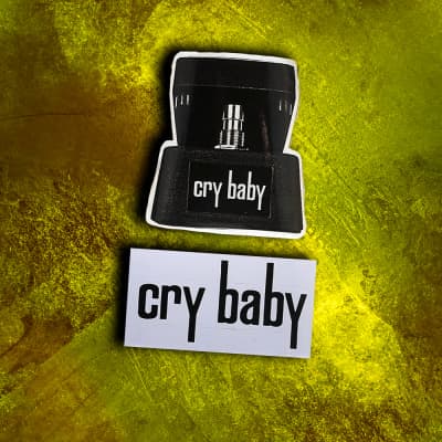 DUNLOP CRY BABY STICKER SET (2 PACK) INSANELY RARE LIMITED | Reverb