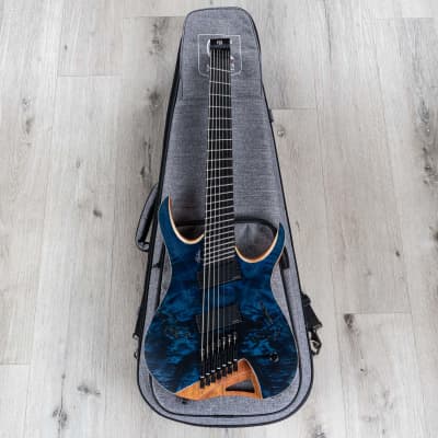 Mayones Hydra Elite 7 VF Multi-Scale 7-String Guitar, Ebony, | Reverb