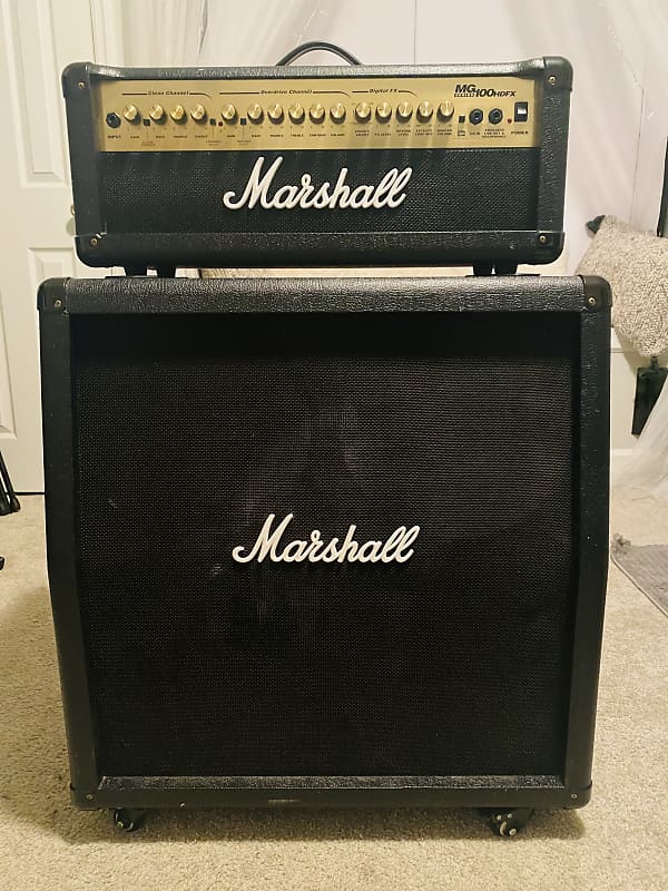 Marshall 100 HDFX AMP WITH 4X1/ CAB | Reverb