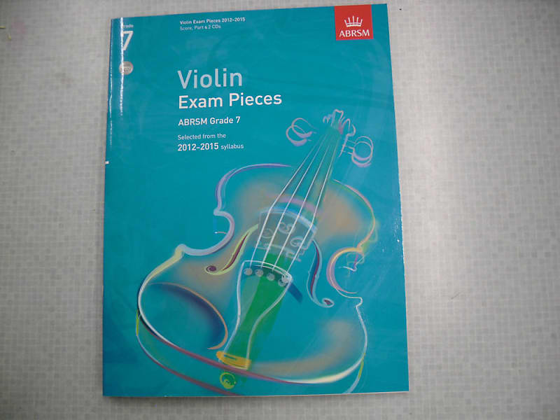 ABRSM Violin Exam Pieces 2012-2015 Grade 7 Score, Part & CD | Reverb
