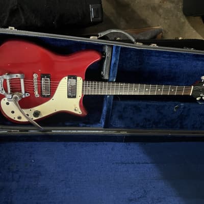 Epiphone Wilshire crestwood Olympic 1960s - Candy cherry red | Reverb