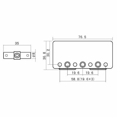 NEW Wilkinson GOTOH Bass Bridge WB2V-NS Compensated Brass | Reverb