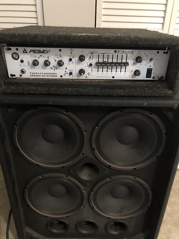 Peavey T-Max Rack Mount Bass Head 550 Solid State/Tube Hybrid | Reverb