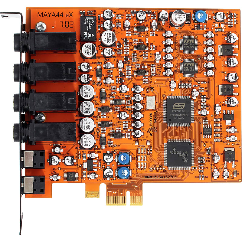 ESI Audiotechnik MAYA44 eX 4-in/4-out PCIe Audio Interface | Reverb