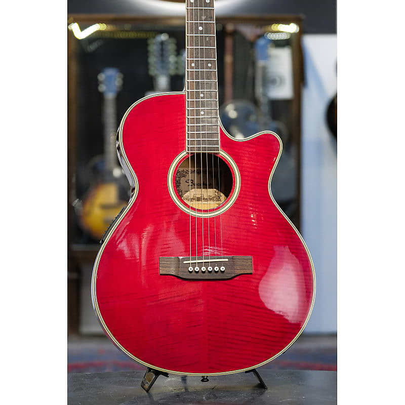 1970s Bacchus EAR330 SRD Cutaway red gloss | Reverb