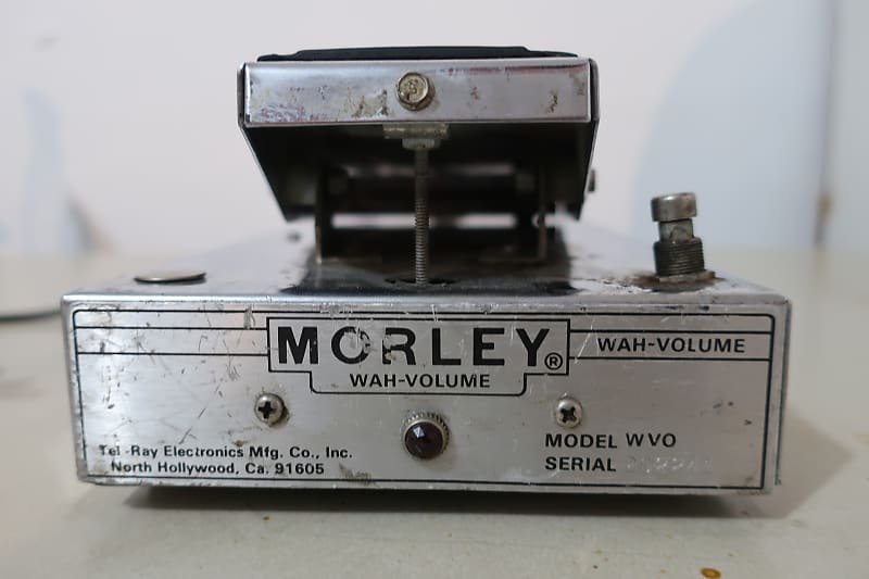 Vintage 1970s Morley Volume Wah Guitar Effects Pedal Chrome | Reverb