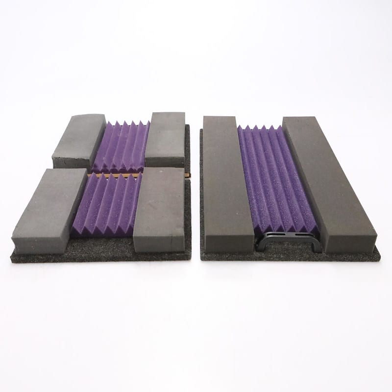 2 Auralex Gramma Set Foam Amp Isolation Platforms #48937 | Reverb