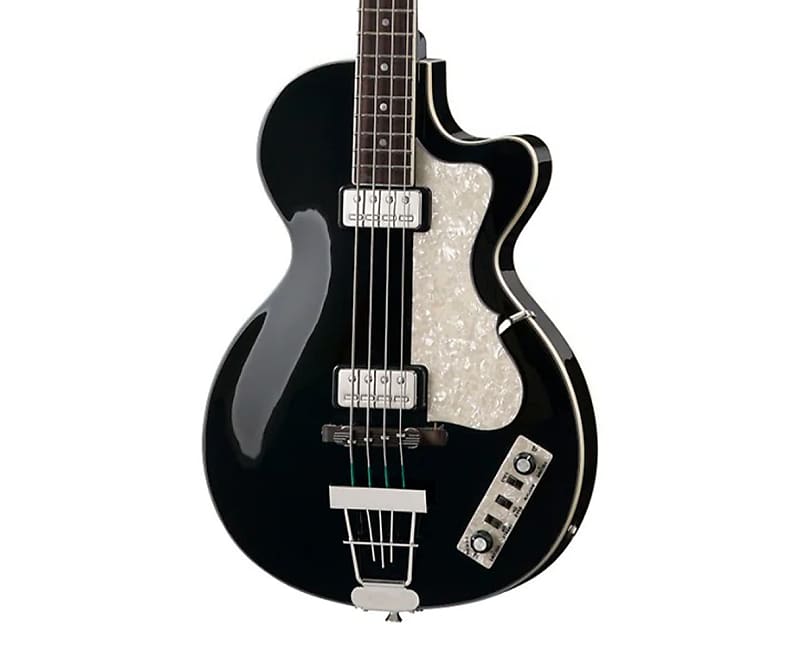 Hofner Contemporary Club Bass Guitar - Black - Open Box | Reverb