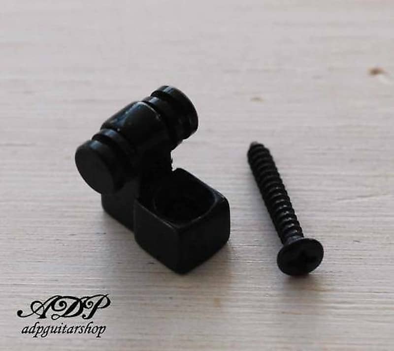 Black string retainer Roller String Tree | Reverb