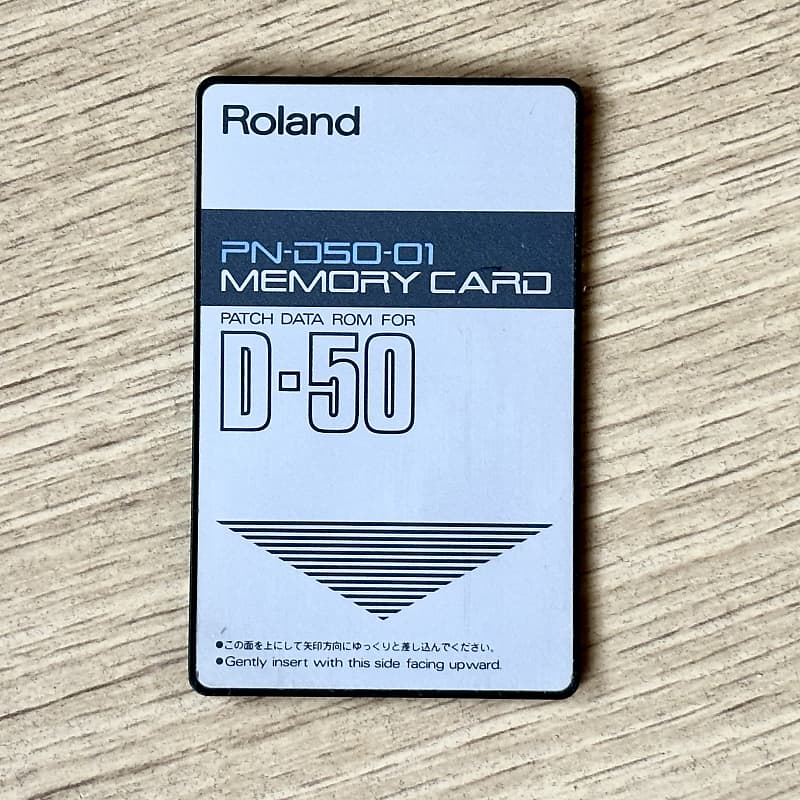 Roland D50 ROM card // PN-D50-01 // Decay Group | Reverb