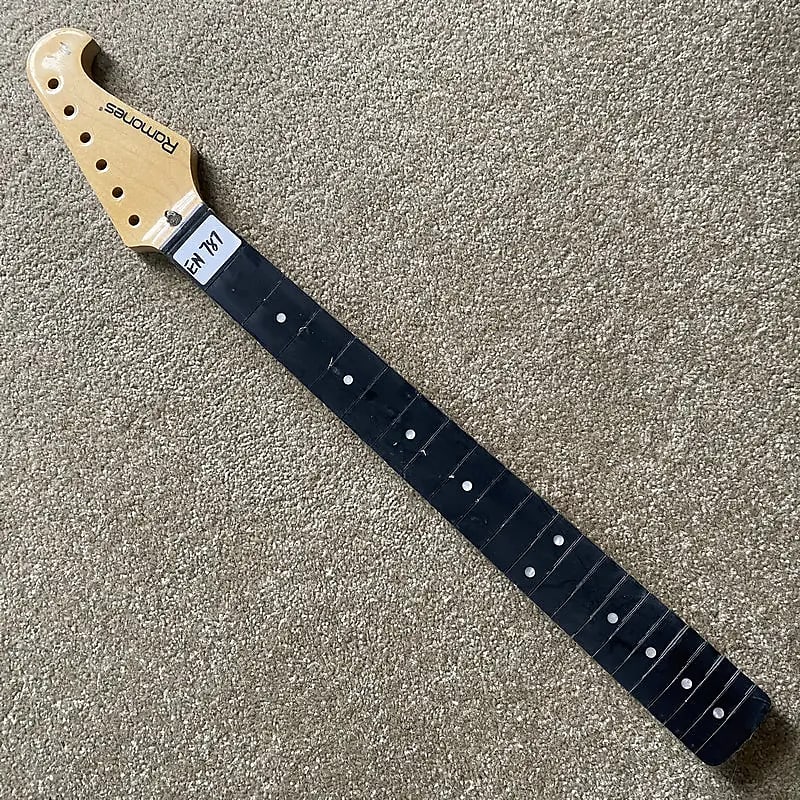 Ramones Guitar Strat Style Maple Neck, Rosewood 21 Frets | Reverb