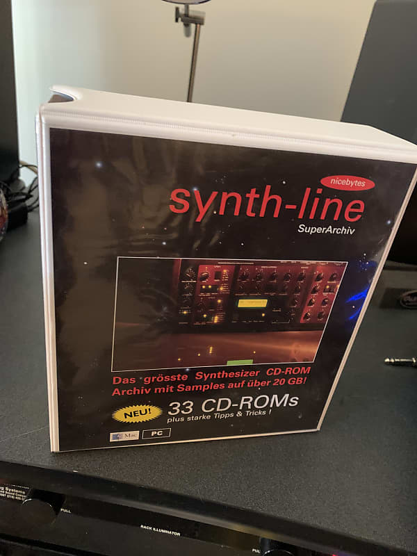 Nicebytes Synth-line Superarchiv 33 sample CD-ROM set Late | Reverb