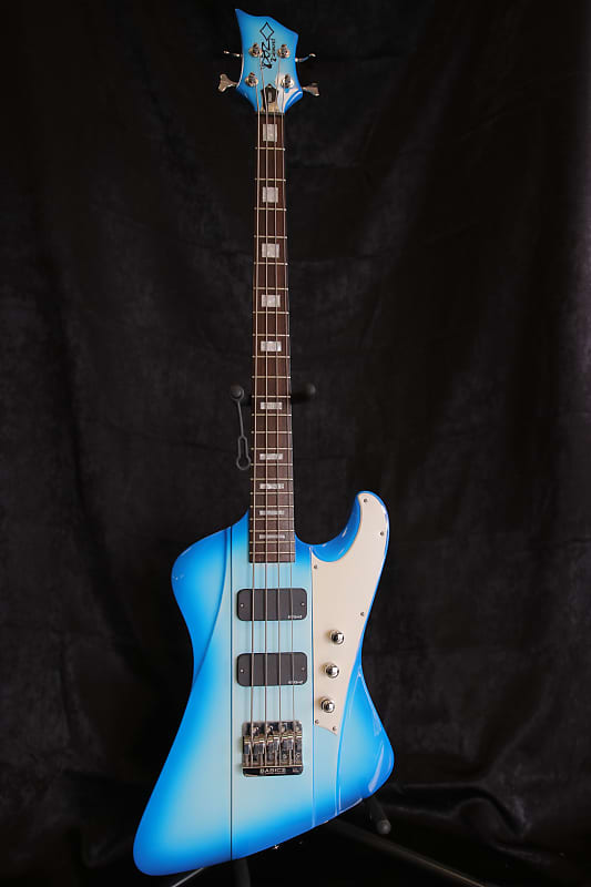 DBZ Hailfire Bass ST Blue Burst | Reverb