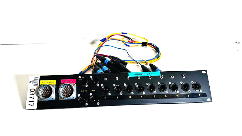 Unbranded Rack Panel W/XLR & Multipin Connectors #03717 | Reverb