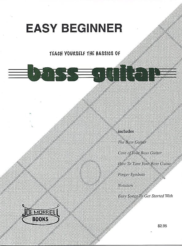 Morrell Books: Easy Beginner Bass Guitar Instruction Book: | Reverb