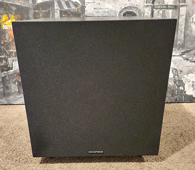 Monoprice Monoprice 12in 150-Watt Powered Subwoofer, Black | Reverb