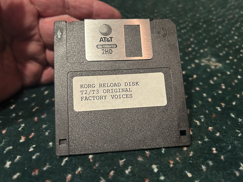 Korg T2/T3 Reload Disc 1980’s - Original Factory Voices | Reverb