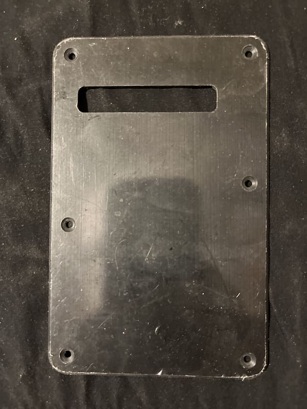 Fender Stratocaster Backplate (Black) | Reverb