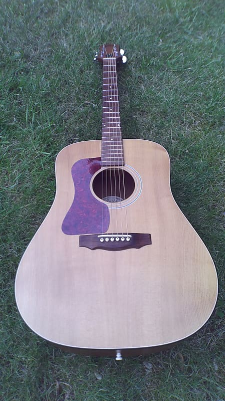 Left-Handed Guild D4 Acoustic Guitar w/HSC! Late 90's model | Reverb