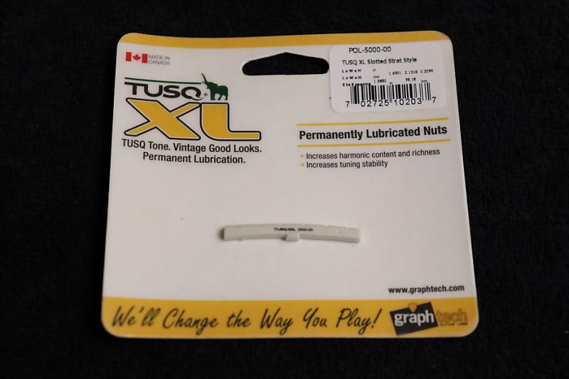 Graph Tech TUSQ XL Fender Style Slotted Nut | Reverb