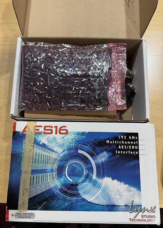 Lynx AES16-G PCI digital interface card, 16ch AES with cable | Reverb