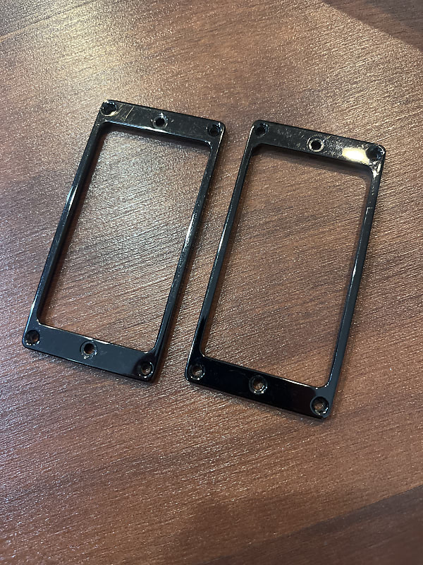 Ibanez cosmo black metal pickup rings | Reverb