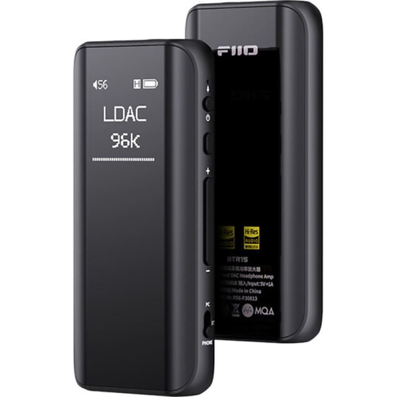 FiiO Portable High Fidelity Bluetooth DAC/Amp (Black) | Reverb