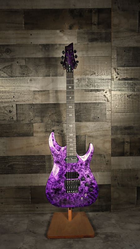 SCHECTER C-1 FR S APOLOCALYPSE ELECTRIC GUITAR PURPLE REIGN | Reverb
