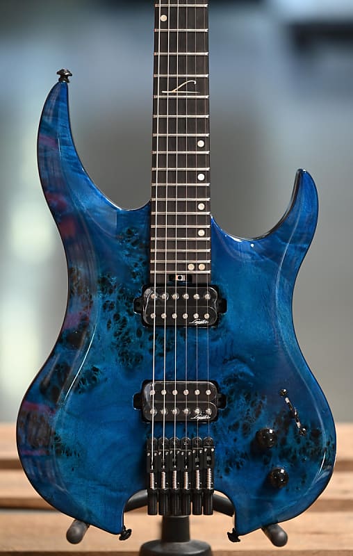 Legator Ghost G6SS Super Shred - Blue Burl Gloss | Reverb