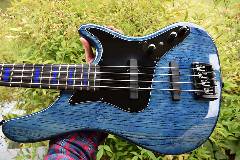 Kiesel JB4 4 string bass , Custom finish by Jeff Kiesel , | Reverb