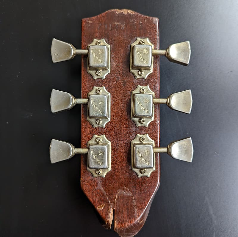 Gibson Flower Logo Tulip back Tuners -Vintage 1970s Silver - | Reverb