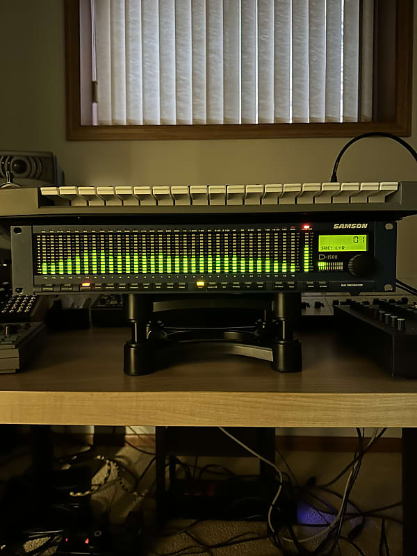 Samson D-1500 real time frequency analyzer - Blue | Reverb