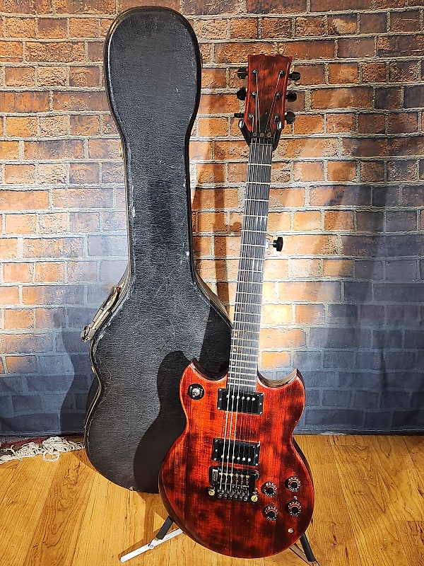 Yamaha Japan Set Neck SBG??? Trans Red Heavily Modded Super | Reverb