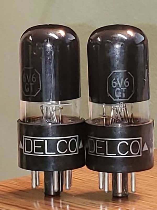 6V6GT RCA labeled ^DELCO^ NOS MaxiMatcher2 matched /TV-7 | Reverb