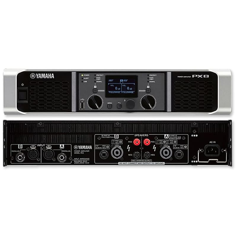 Yamaha PX8 Dual Channel 2x1050W Lightweight Power Amplifier | Reverb