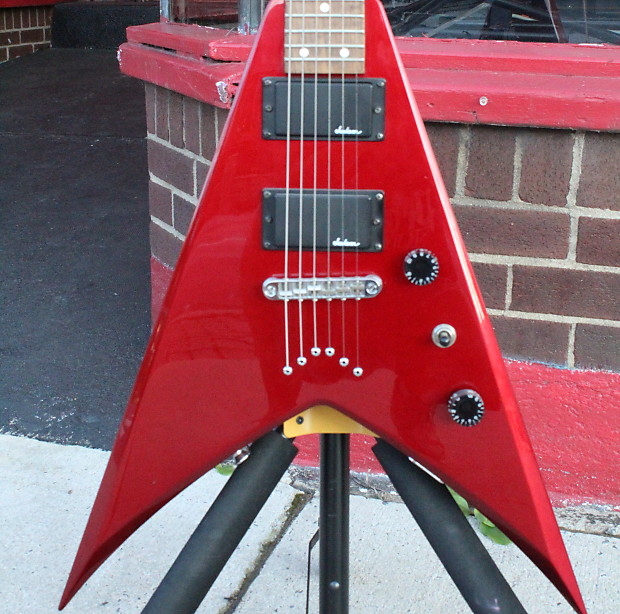 Jackson Flying V Red W/Hard Shell Case | Reverb