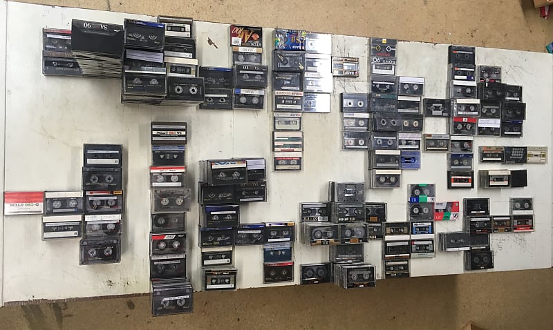 Lot of 358 Vintage Cassette Tapes - Types I & II - Various | Reverb UK