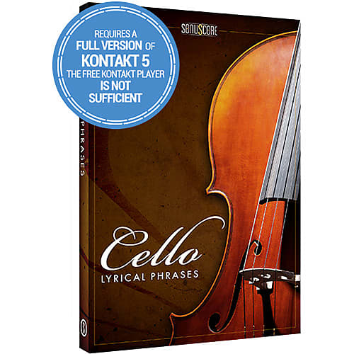 SONUSCORE Lyrical Cello Phrases - Virtual Instrument & | Reverb UK